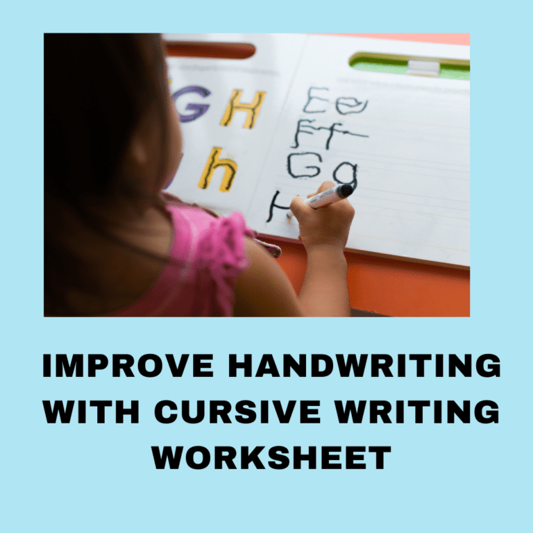 Cursive Writing Worksheet | Wisdomnest