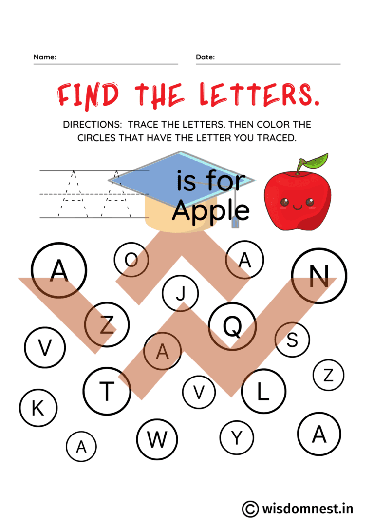 A Fun Letter Recognition Worksheet to Practice ABC's